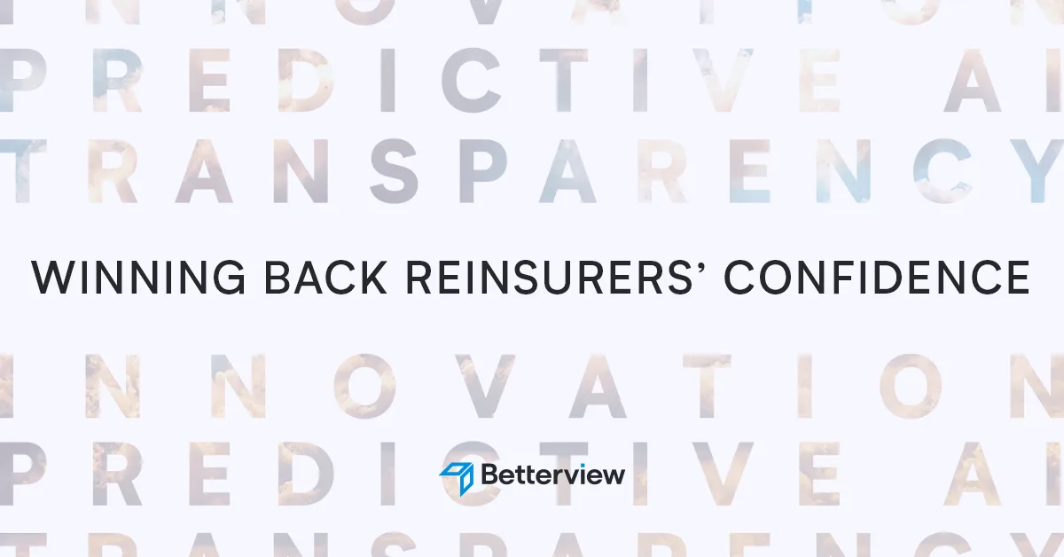 Winning Back Reinsurers' Confidence | Nearmap