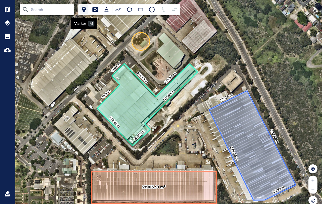Keyword Shortcuts for MapBrowser | Nearmap US