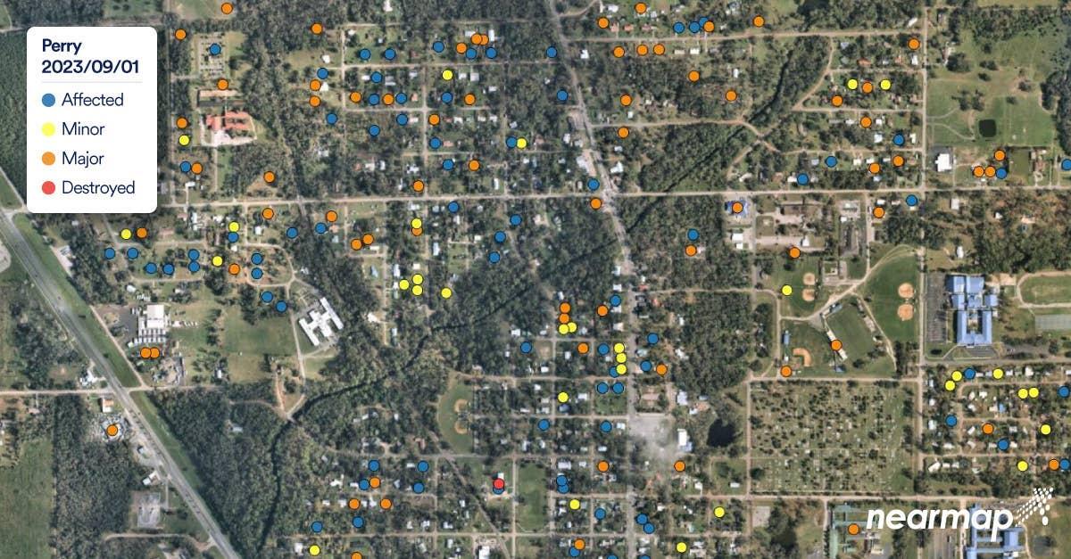 AI in Disaster Response Systems: Hurricane Idalia Case Study | Nearmap US