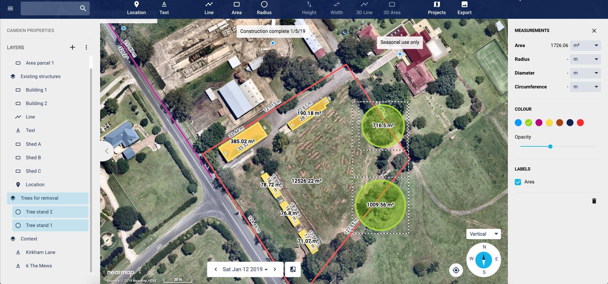 Create and save custom plans with MapBrowser Projects | Nearmap AU