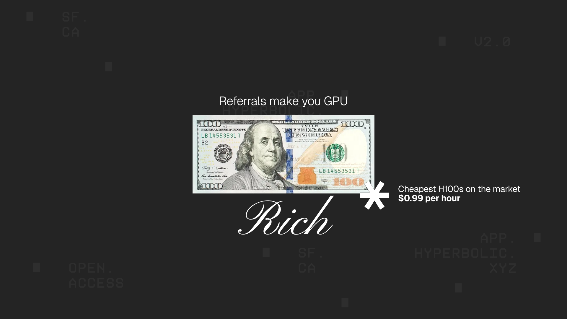 Become GPU Rich with Hyperbolic’s Referral Program