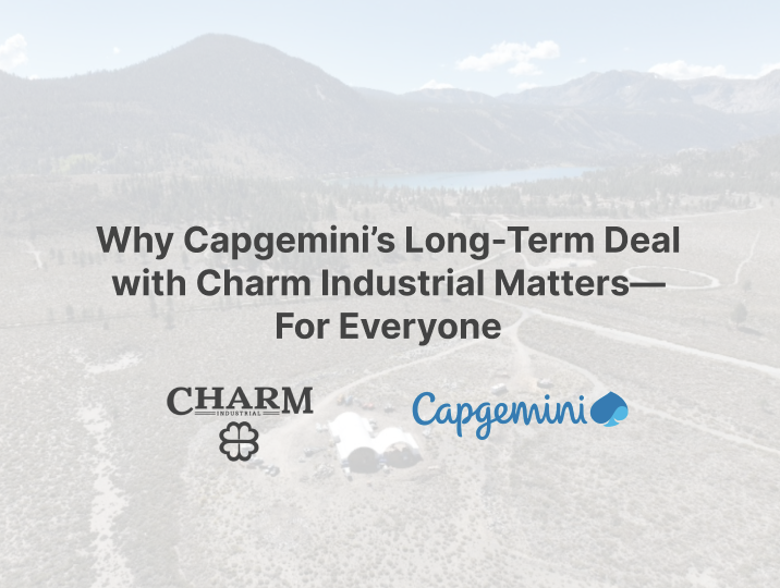 Why Capgemini’s Long-Term Deal with Charm Industrial Matters—For Everyone