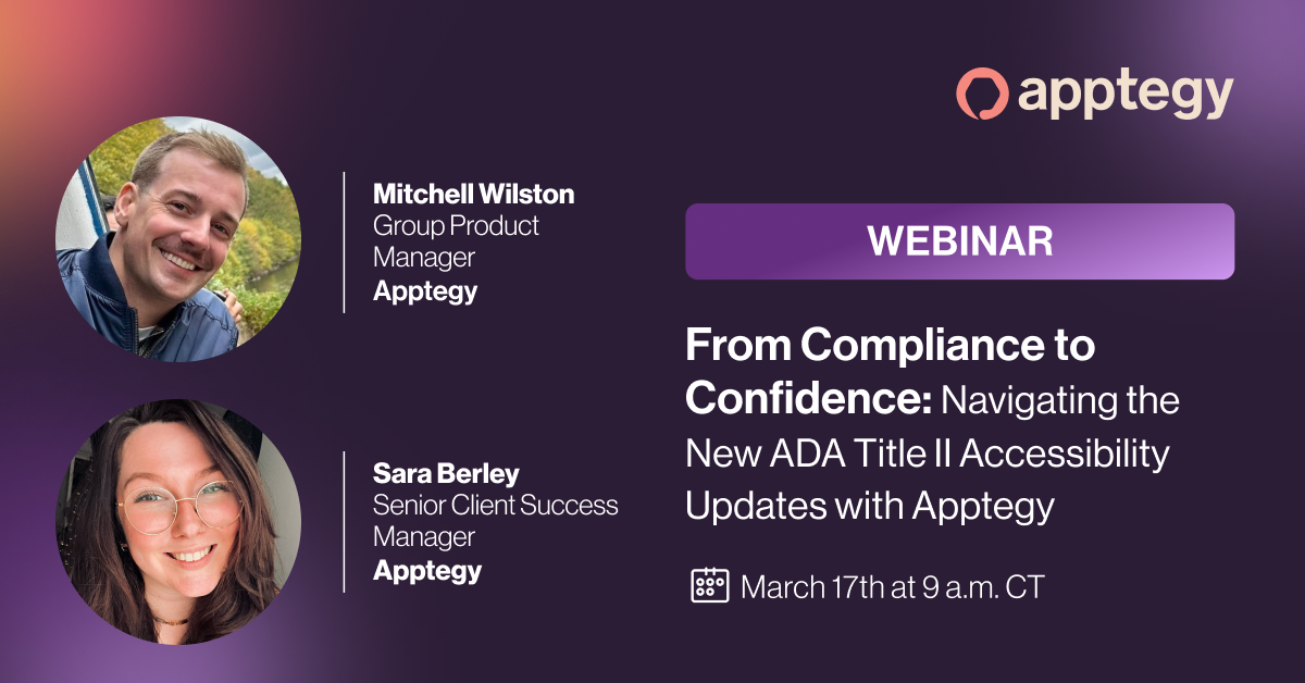 Navigating the New ADA Title II Accessibility Updates with Apptegy