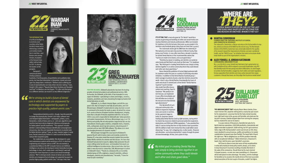 Overjet CEO Wardah Inam Named One of Incisal Edge’s Top 32 Most ...