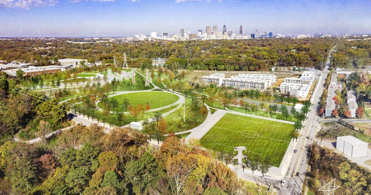 Construction updates on Boulevard Crossing Park on the Atlanta Beltline