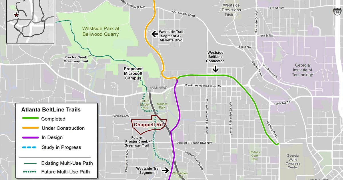 Atlanta BeltLine, Inc. Purchases 31 Acre Site in Bankhead / Historic ...