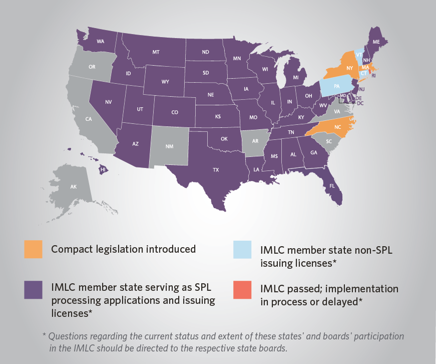 Interstate Medical Licensure Compact States List for 2025