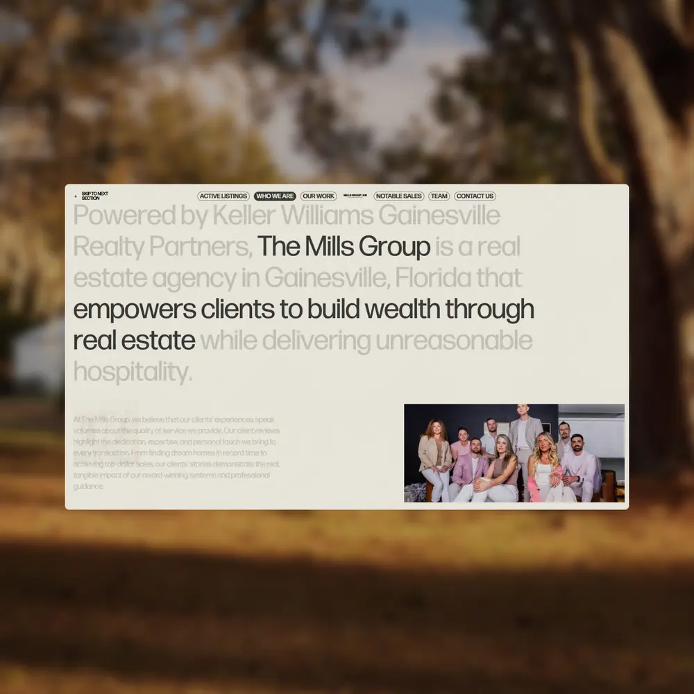 The Mills Group - Cory Grossman