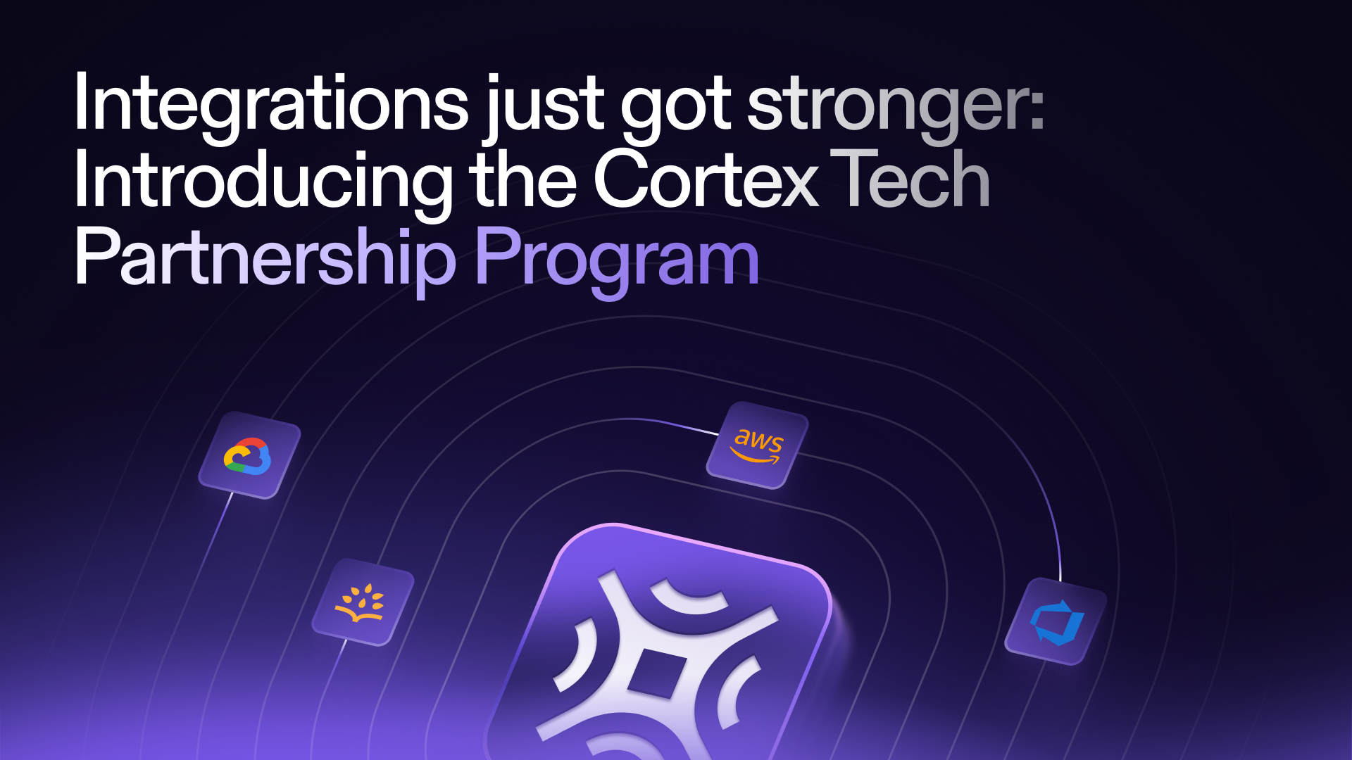 Integrations just got stronger: Introducing the Cortex Tech Partnership Program | Cortex