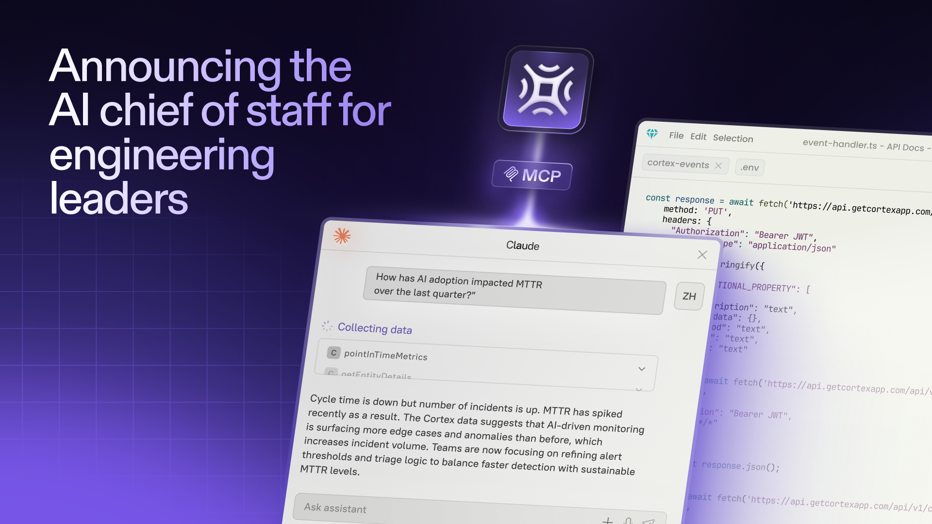Announcing the AI chief of staff for engineering leaders | Cortex