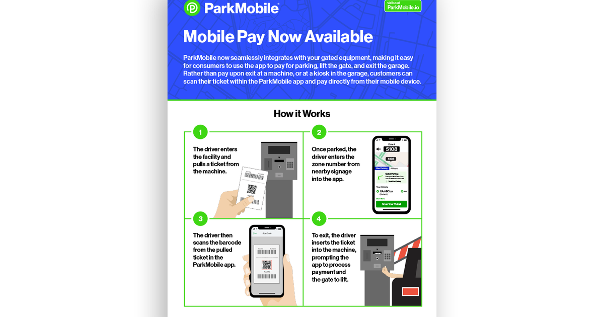 Mobile pay now available