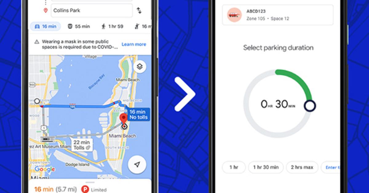 ParkMobile teams up with Google offering the ability to pay for parking ...