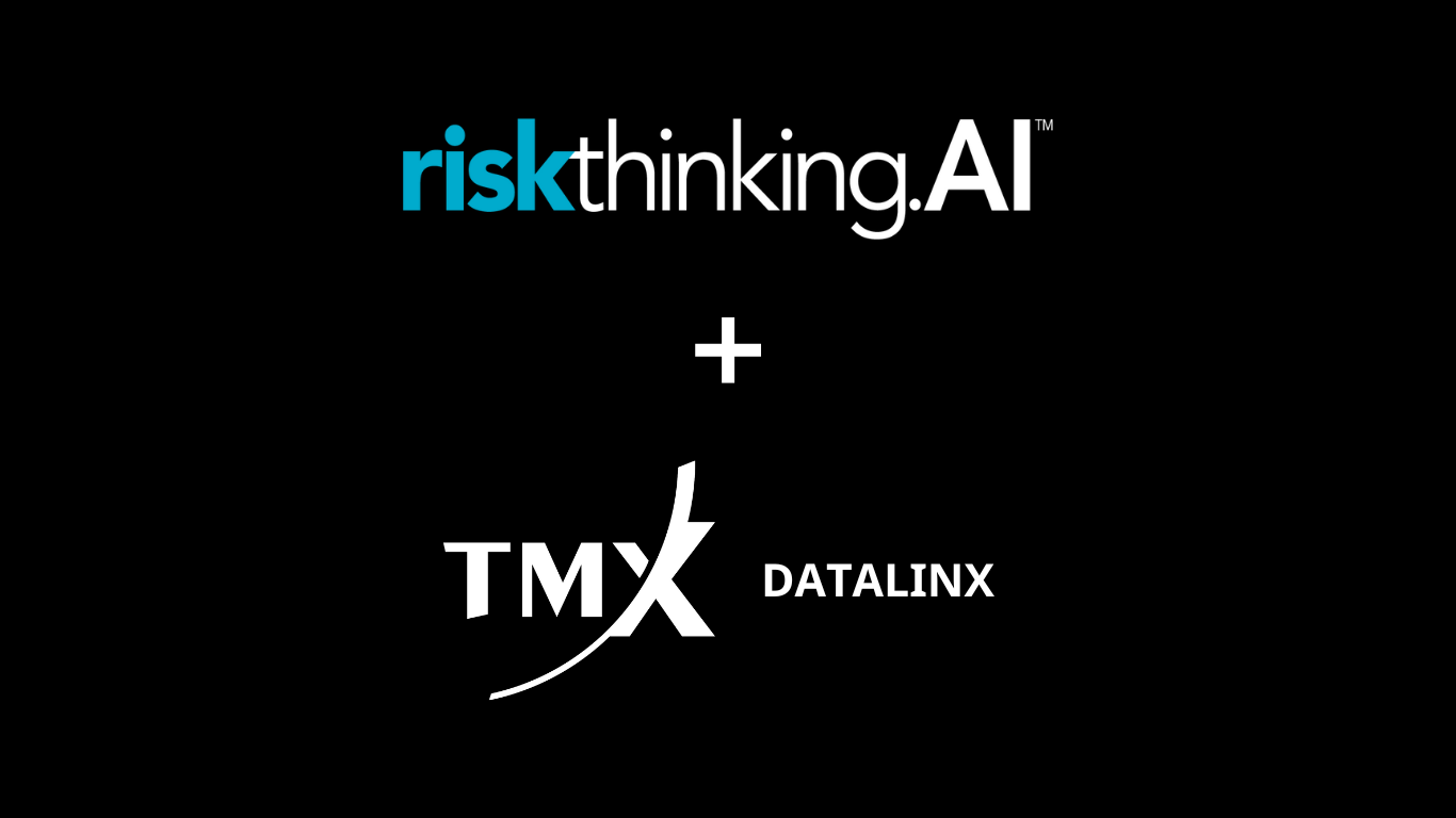 Strategic Partnership between Riskthinking.AI & TMX Datalinx - RiskThinking.ai