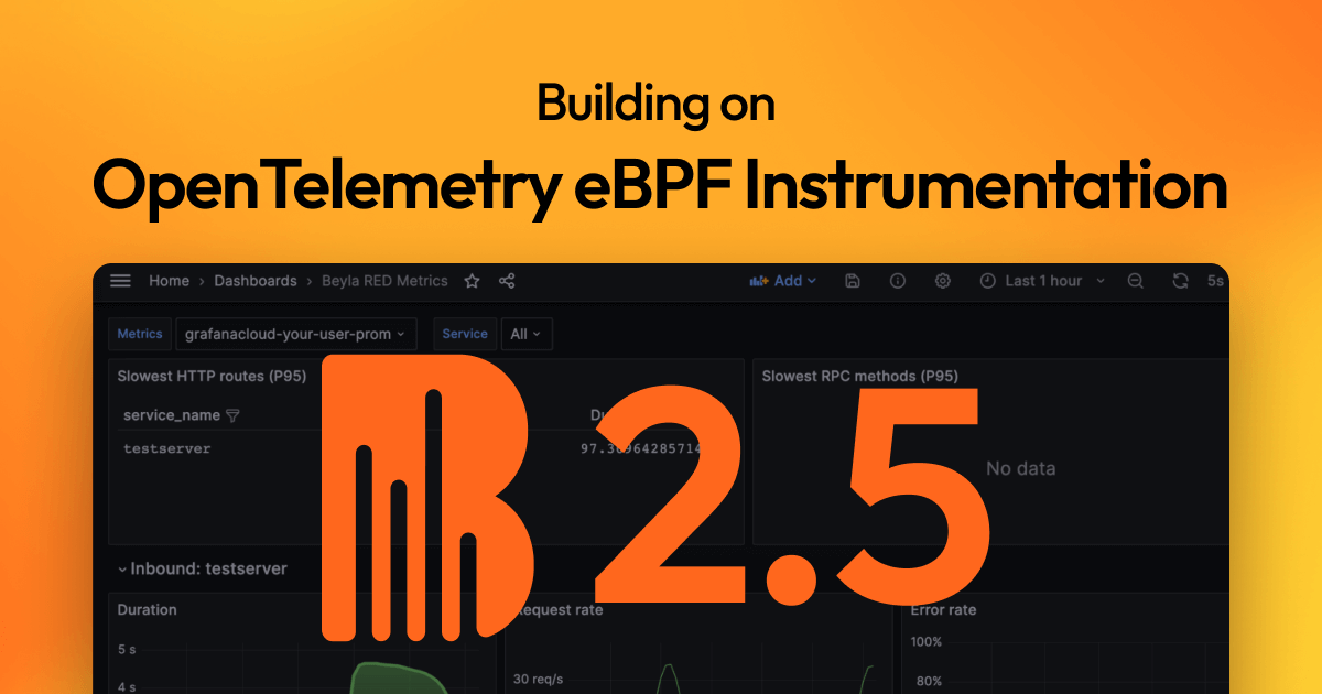 Building on the foundation of OpenTelemetry eBPF Instrumentation: what’s new in Grafana Beyla 2. ...