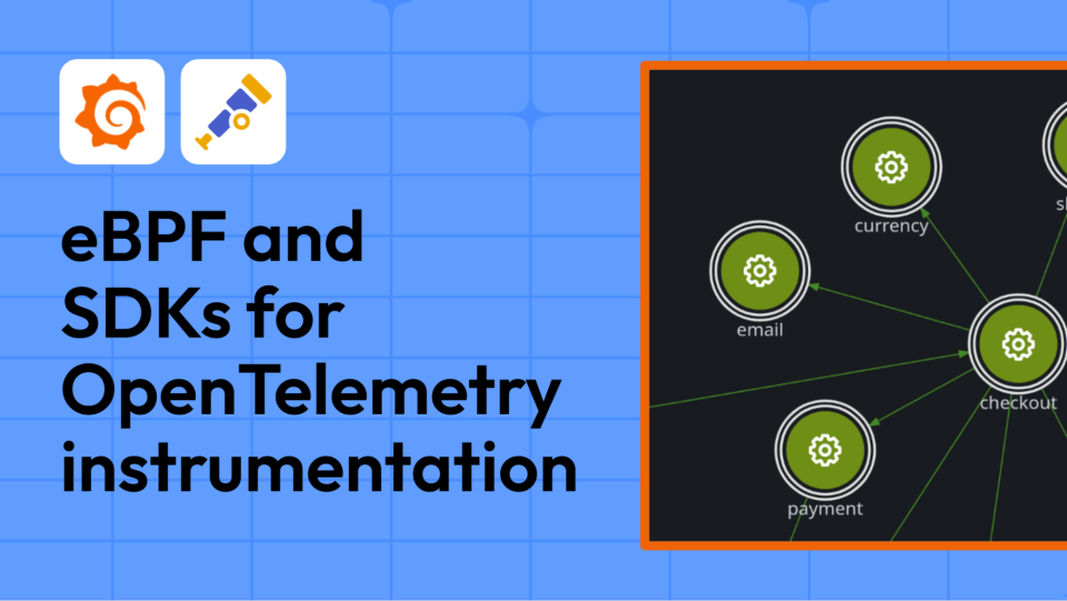 Why OpenTelemetry instrumentation needs both eBPF and SDKs | Grafana Labs