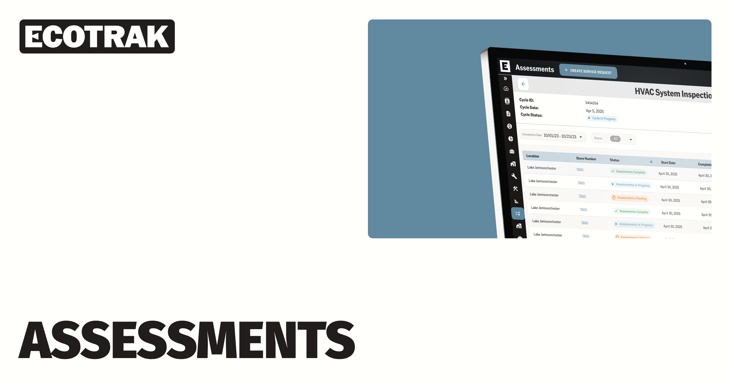 Facility Assessments | Ecotrak Facility Management Software