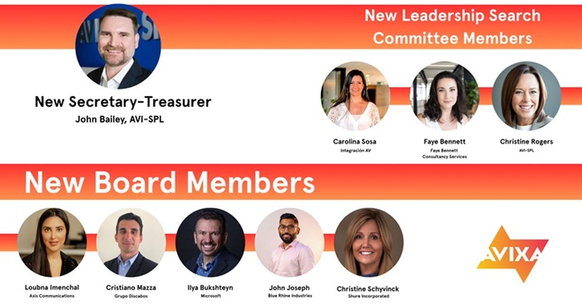 AVIXA Announces 2026 Board of Directors, Leadership Search Committee ...